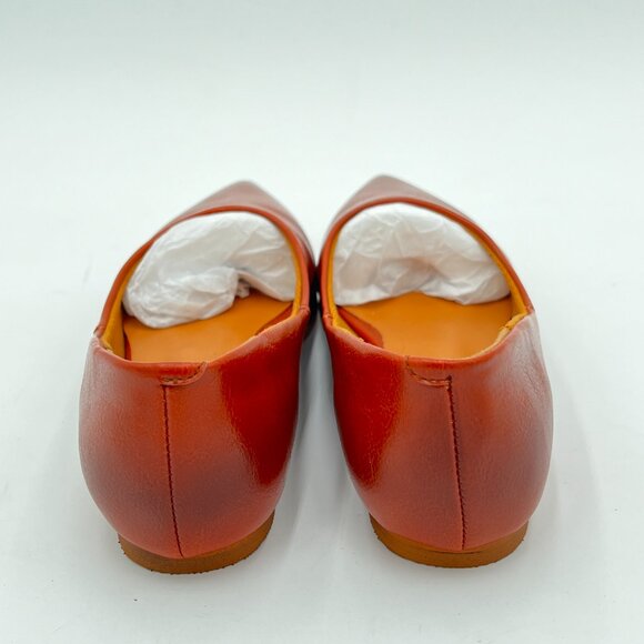 Shoes | Fowt Brown Closed Almond Toe Penny Loafers Stylish Slip On ...